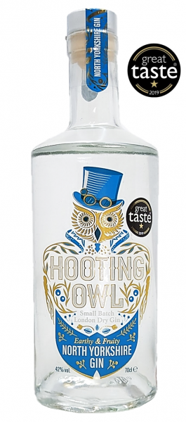 Hooting Owl North Yorkshire Gin "Earthy & Fruity"42% DISTILLERY TRADE ...